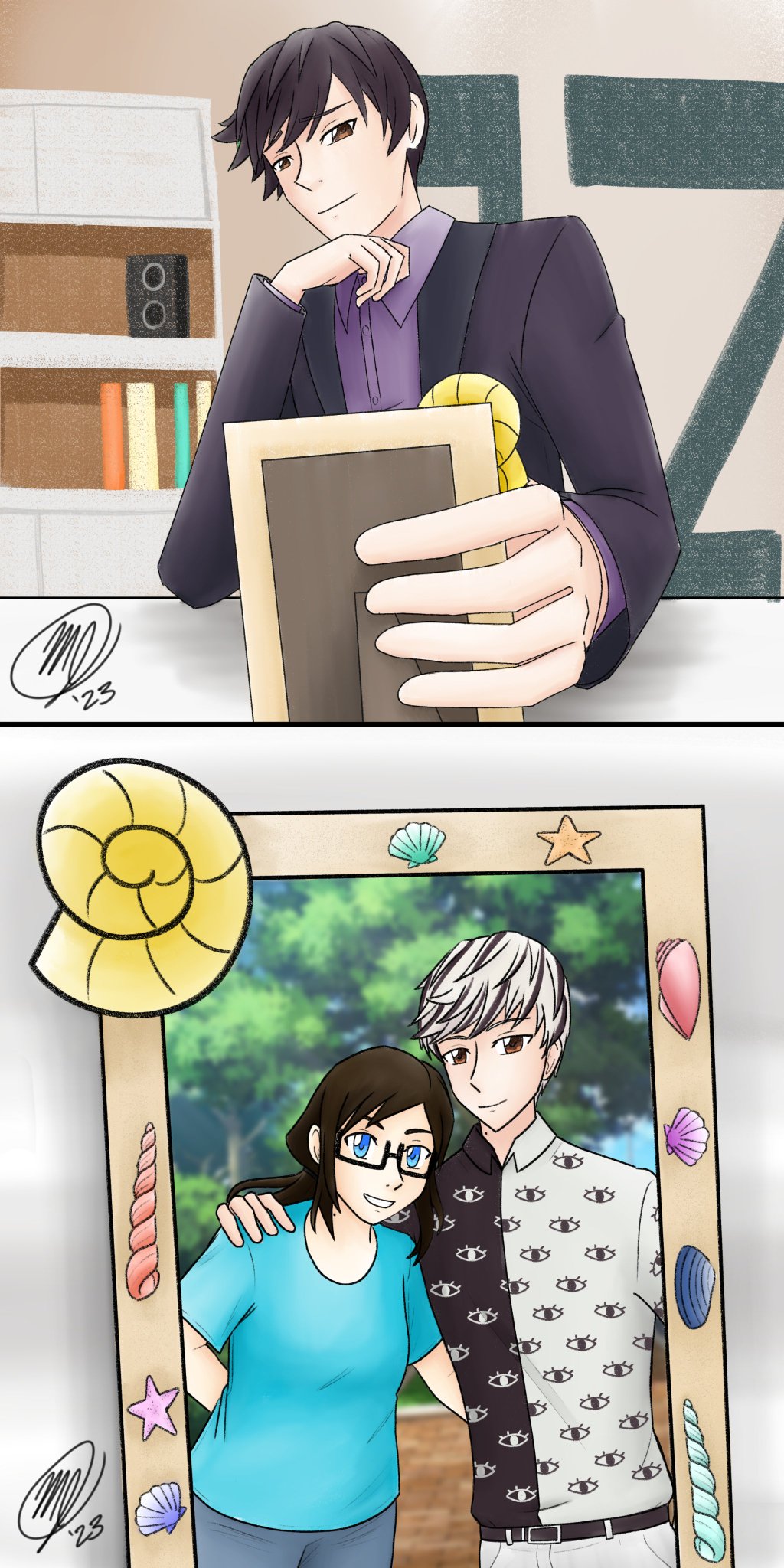 Melissa Johnson on Twitter: "The comic is finished! Dear Baxter is having a moment of reflection ...