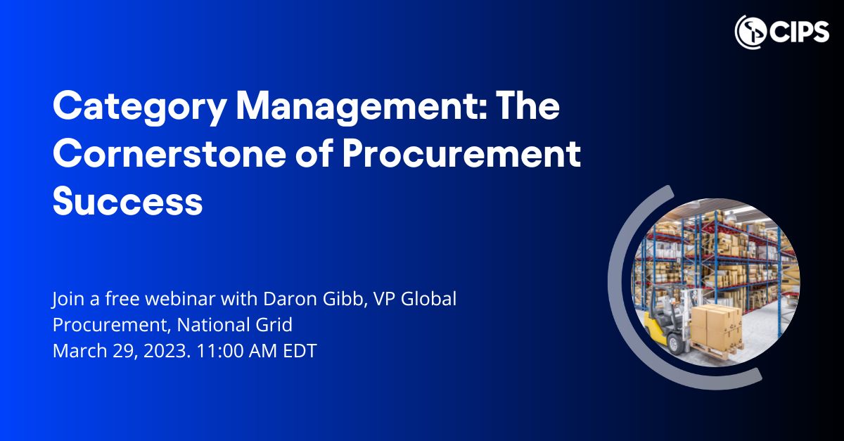 CIPS Americas on Twitter: "Daron Gibb, VP of Global Procurement, National Grid, will share his ...