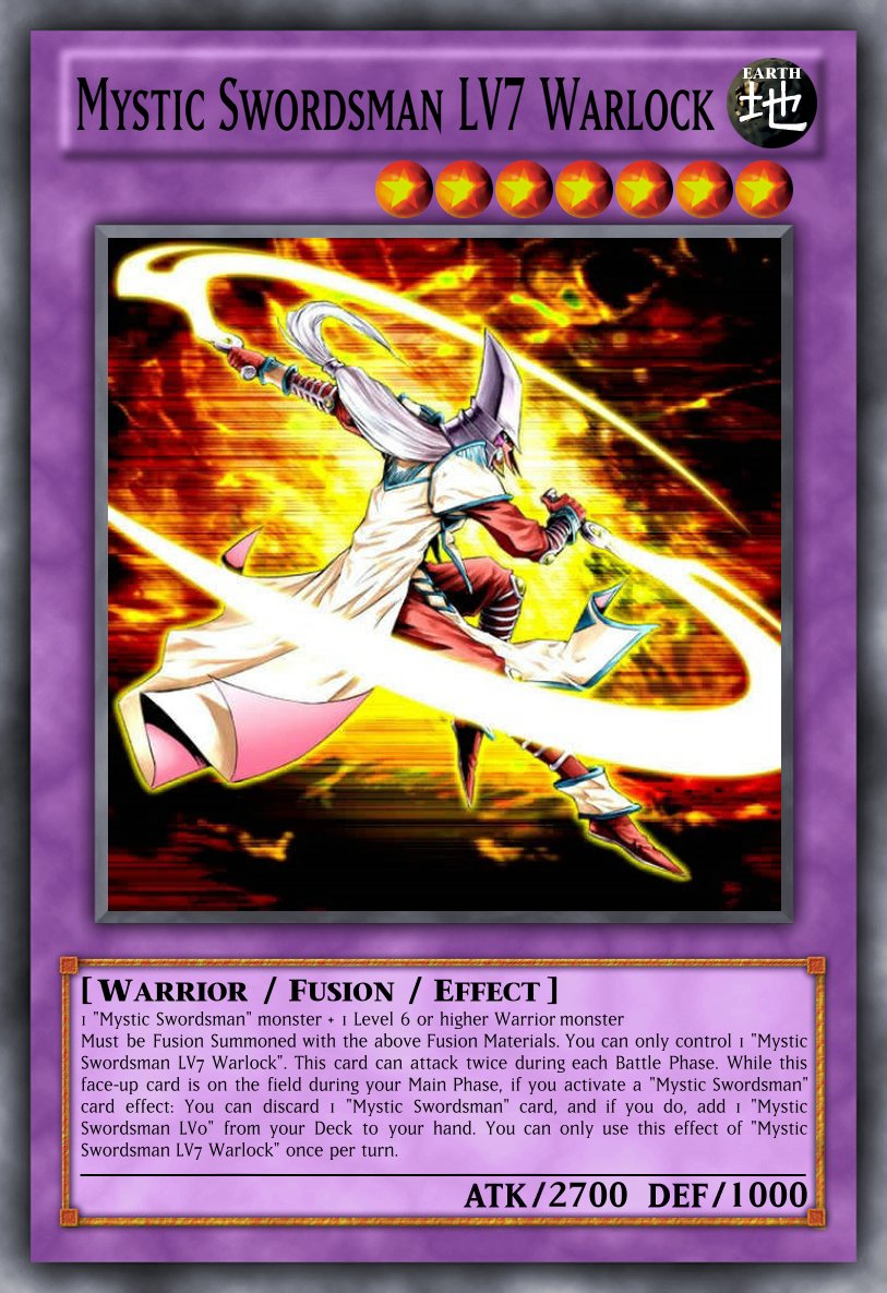 Yugioh cards but made by an AI on Twitter: "Mystic Swordsman LV7 Warlock https://t.co/AMOW324EQh ...