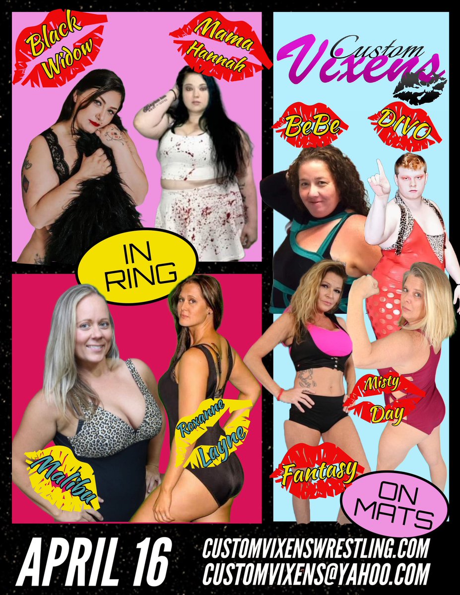 Custom Vixens on Twitter: "April 16th