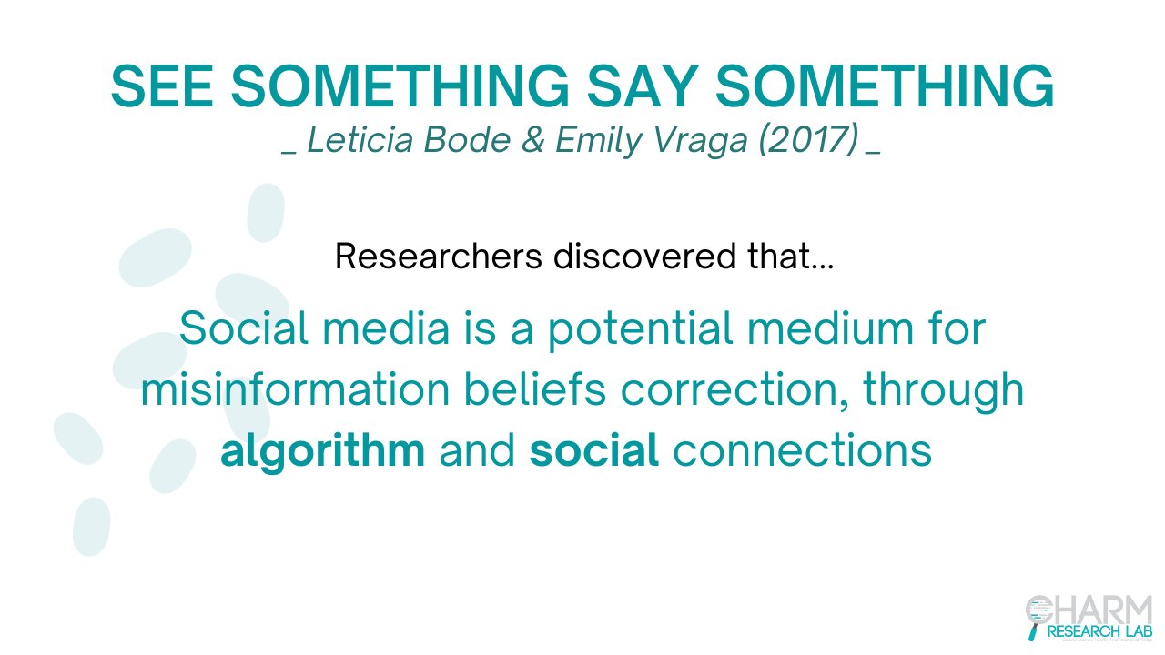 CHARM Research Lab on Twitter: "Have you ever thought that social media can also help prevent ...