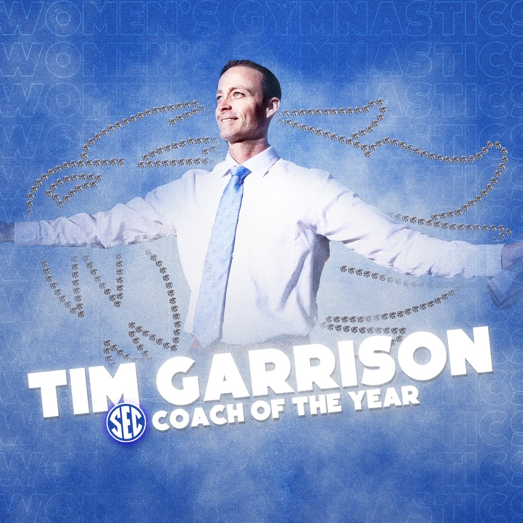 Southeastern Conference on Twitter: "RT @SEC: #SECGYM Coach of the Year 😺 Tim Garrison ...