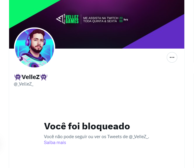 Leandro Blaidd 🎮 on Twitter: "Eu que senti mas eu que block. Piada pronta. 🤣"