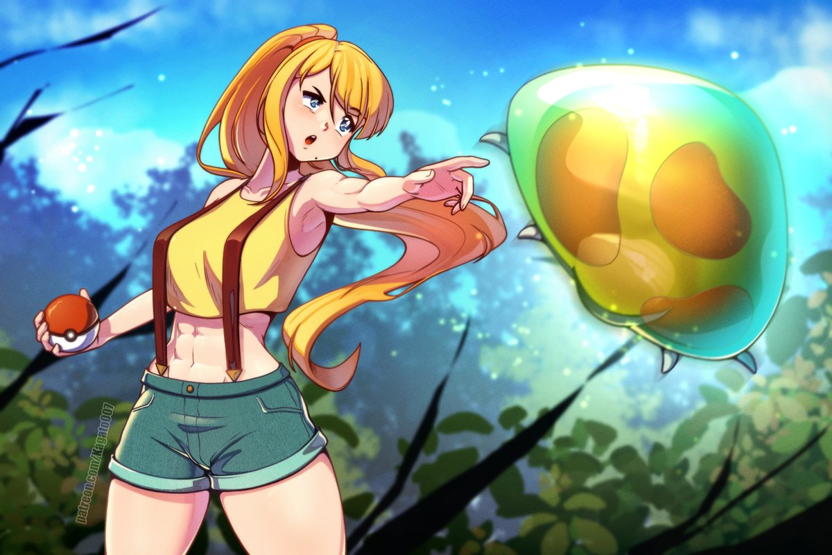 Kagato D 007 On Twitter Rt Kagato007sfw Samus In The Battle In Pokemon Battle