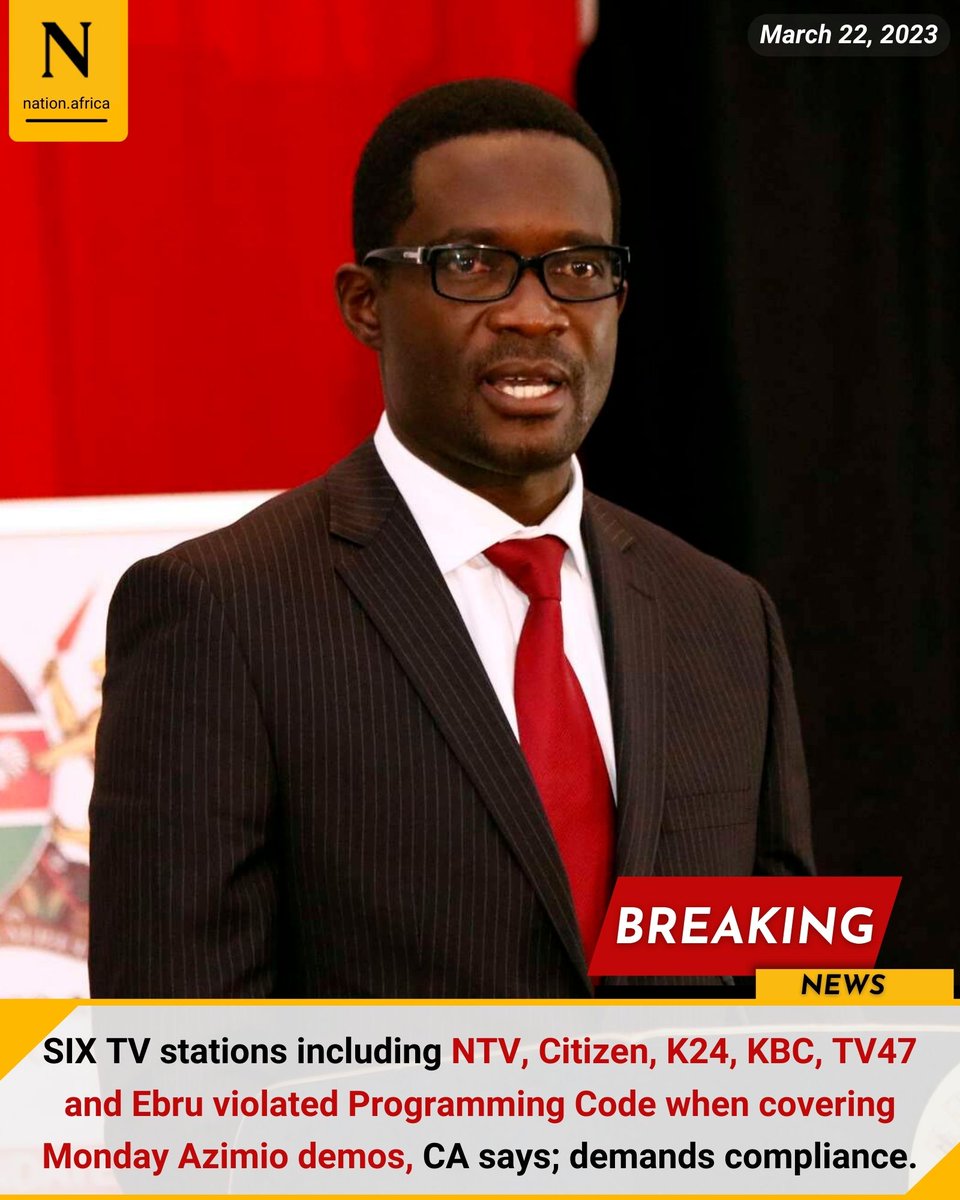 Nation Breaking News On Twitter Six Tv Stations Including Ntv