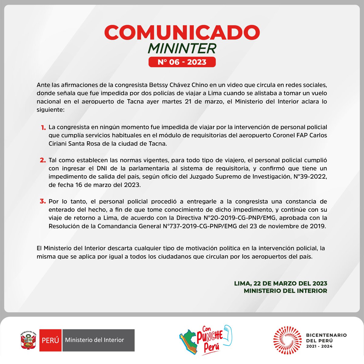 Ministerio de Justicia y Derechos Humanos on Twitter: Ministerio de Justicia y Derechos Humanos on Twitter: