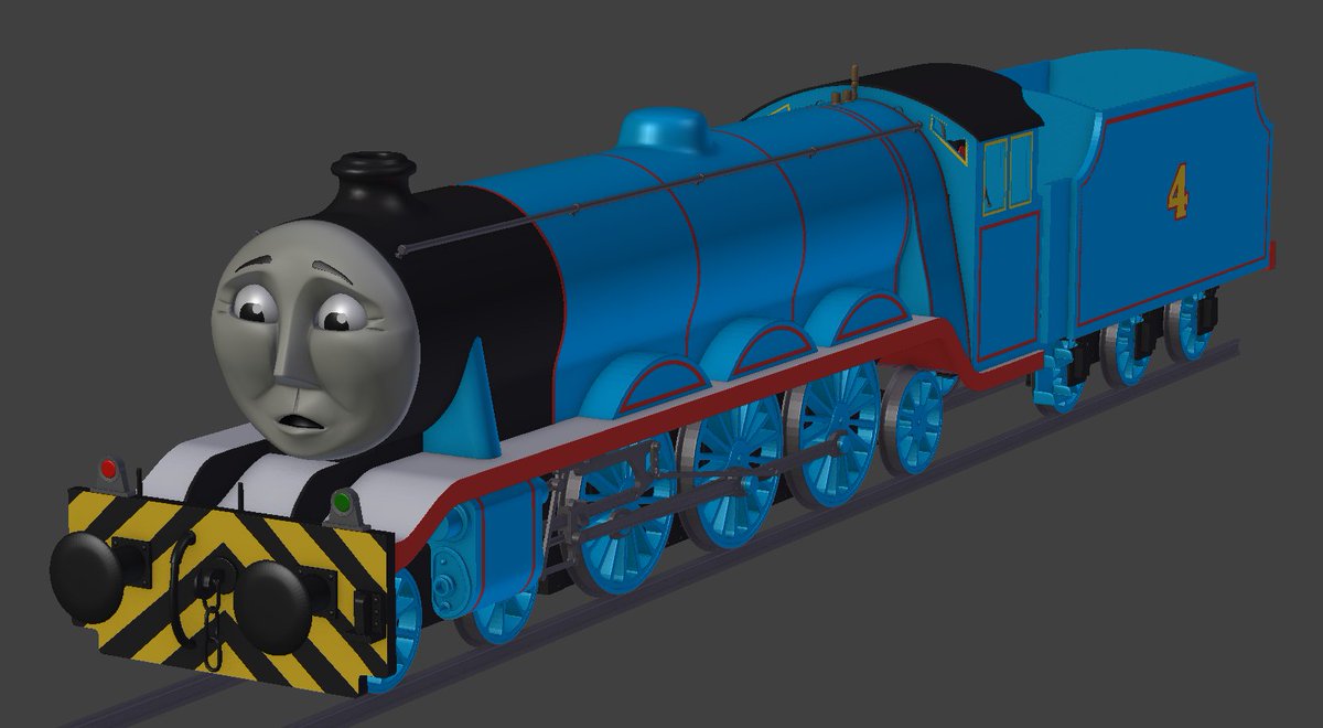 Knuckles Productions on Twitter: "CGI Gordon The Express Engine."