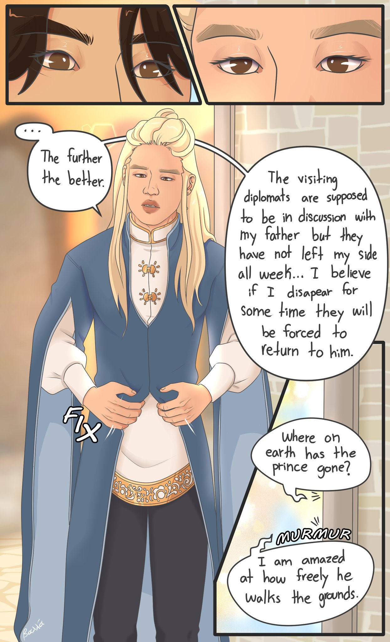 βαλλά | COMMS OPEN | fan artist on Twitter: "Shield & Shelter Chapter 7 (3/4) #jikookfanart # ...