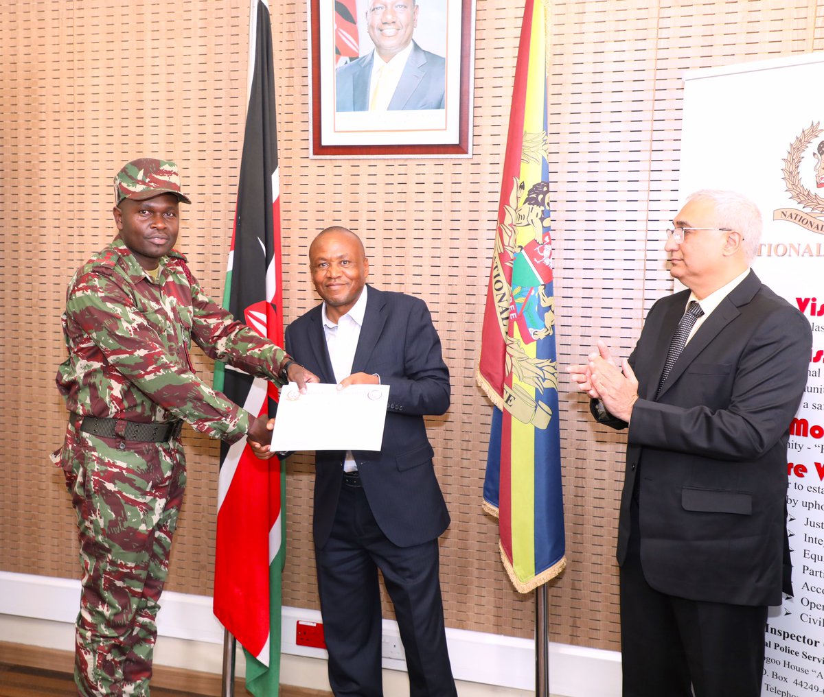 Dci Kenya On Twitter Oversaw The Awarding Of 20 Police Officers Drawn