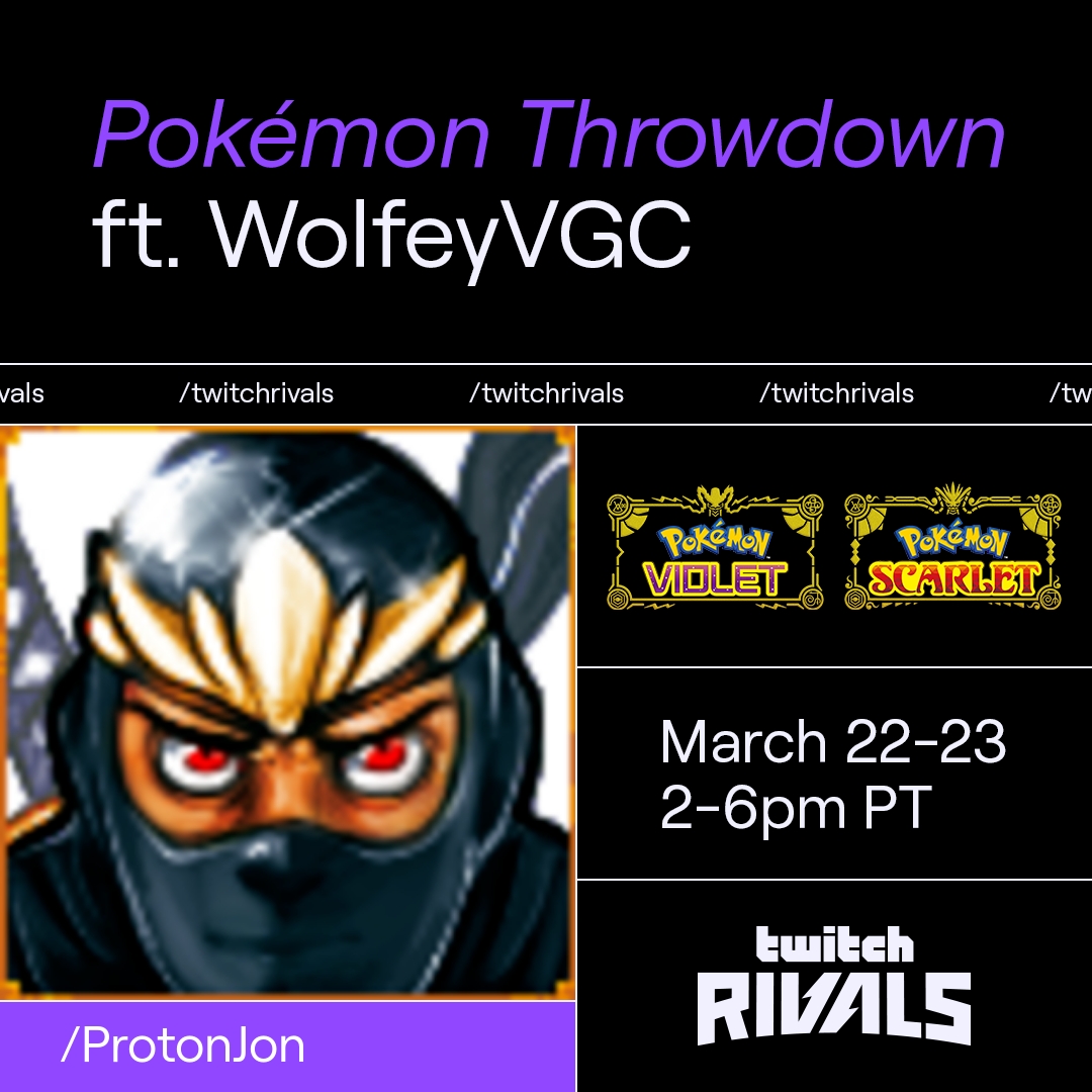 Proton Jon On Twitter We Are Live Im Part Of Twitchrivals Pokemon