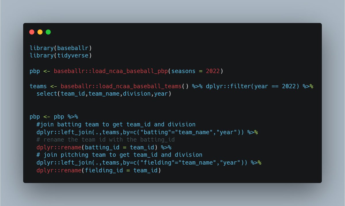Robert Frey on Twitter: "Great work by the baseballr team to add some new features, like getting ...