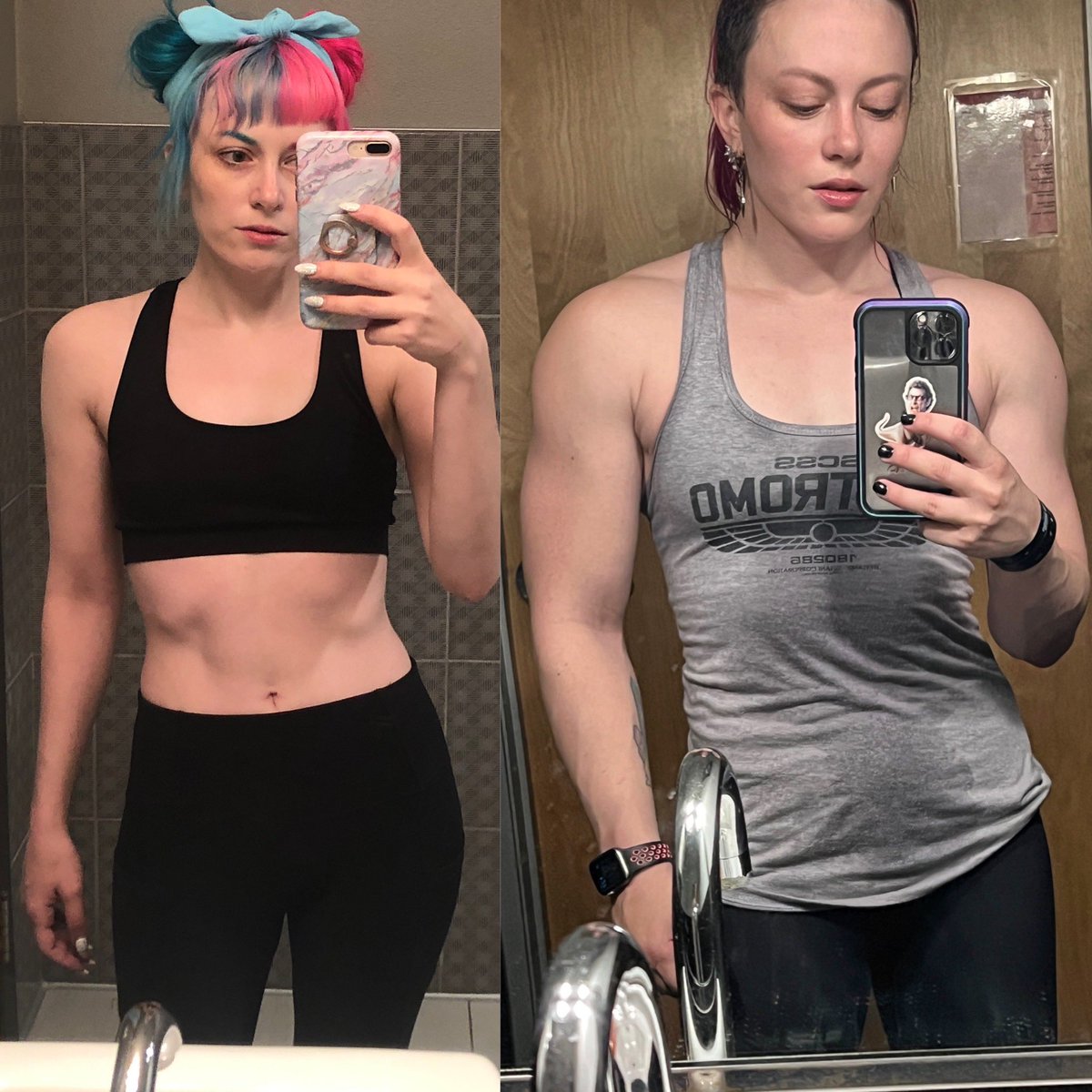 She-Rage, Princess of Pain on Twitter: "Trust the process: gym bathroom mirror selfies edition"