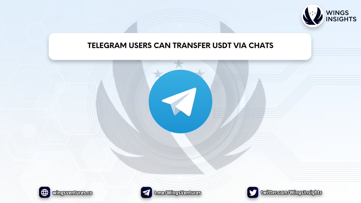 Wings Insights on Twitter: "According to @CoinDesk, @telegram users can transfer Stablecoin ...