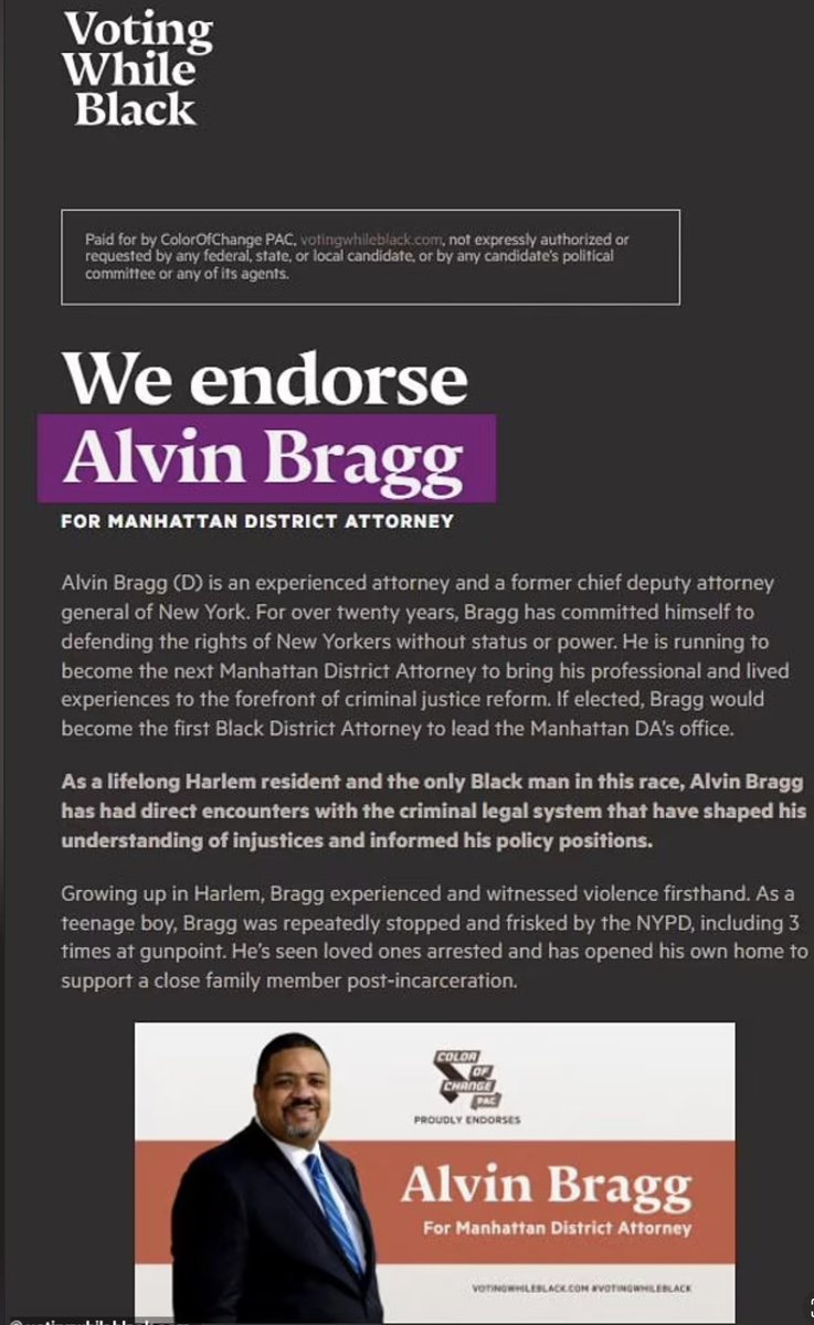 Alvin Bragg 🧵 A Manhattan grand jury investigating alleged hush money ...