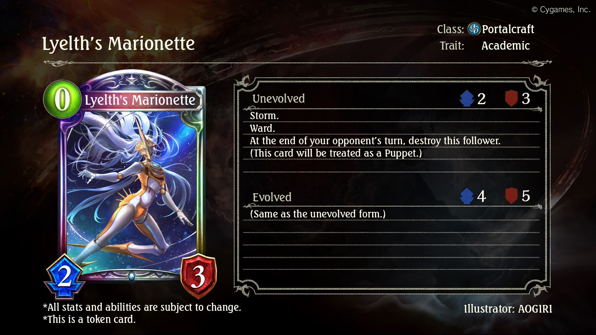 Shadowverse on Twitter: "New Academy of Ages card reveals! Lyelth, Immaculate Idol Lyelth's ...