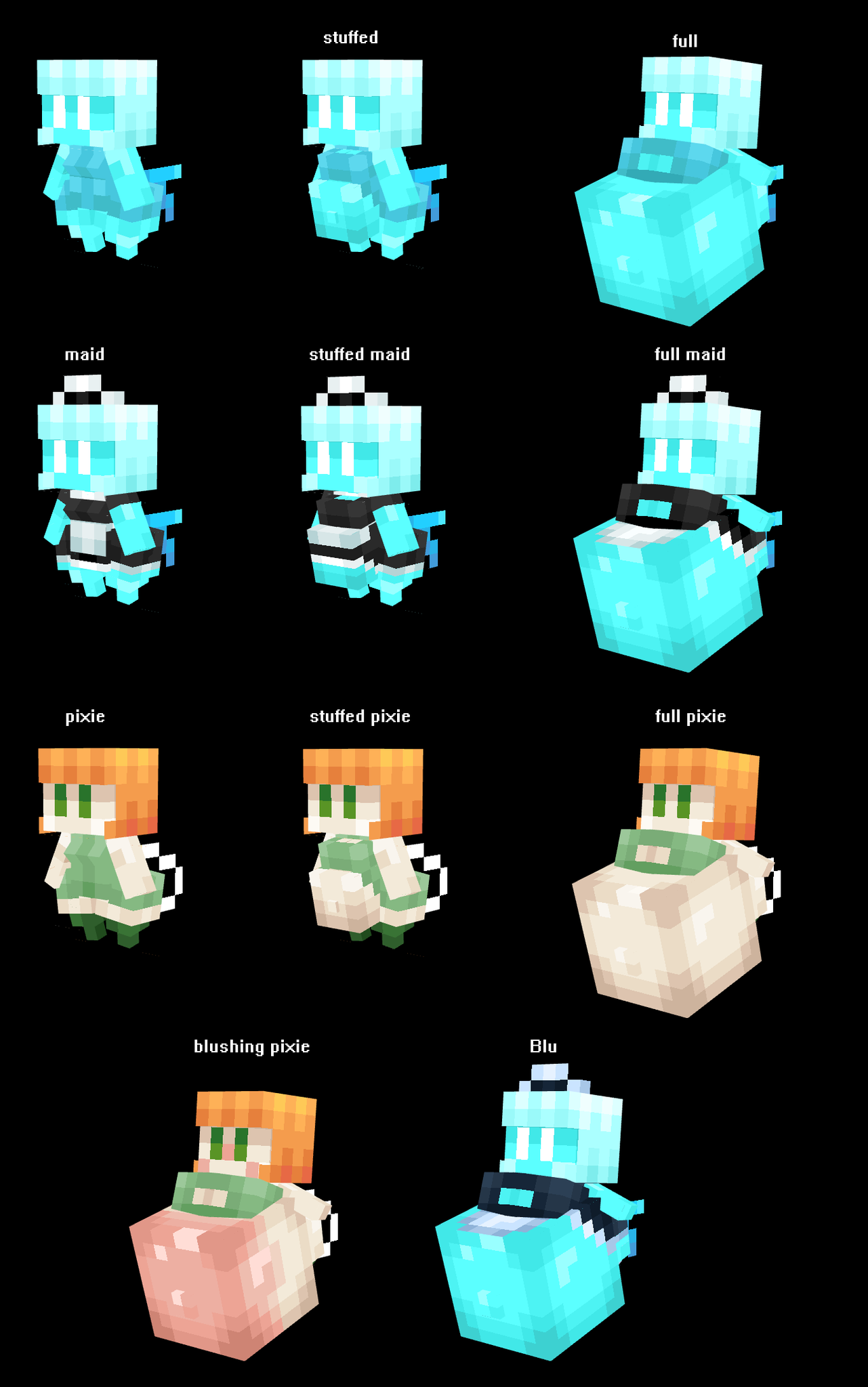 Diamond Armor Minecraft Papercraft