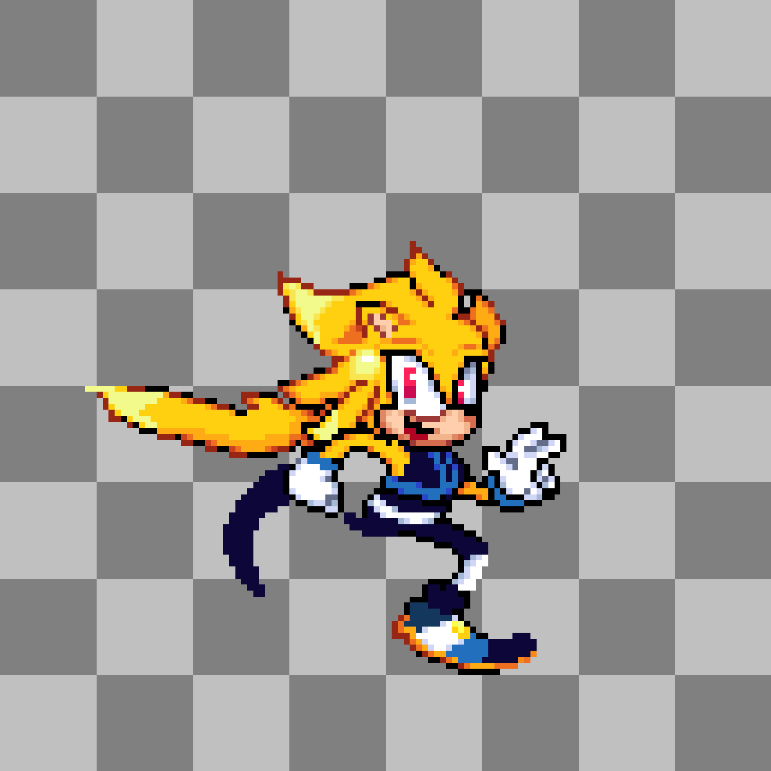Sonic Pixel Art Pixel Art 8bit Sonic All Characther" Sticker For Sale