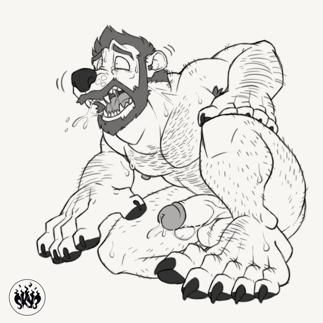 AwareBear on Twitter: "Sketch commission drawn on stream by ...