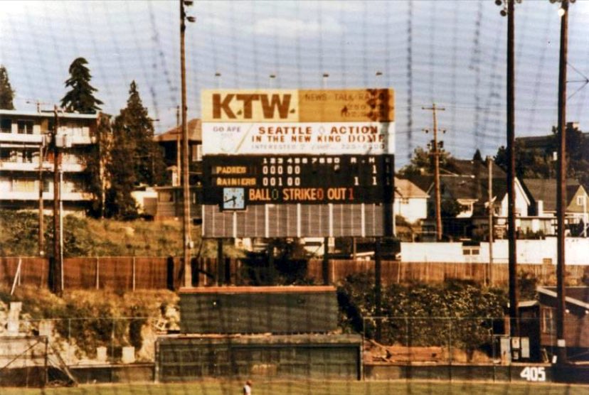 Sicks Stadium in 1972, former home of the Seattle Pilots. Stirrups Now ...