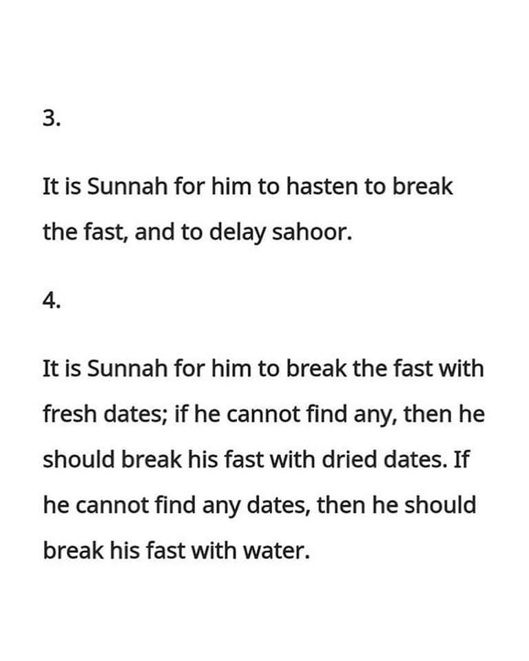 Sunnah Of Fasting 💕🌙 Beautiful Reminder 📚 - المسلسل من Cool_Ustaaz ...