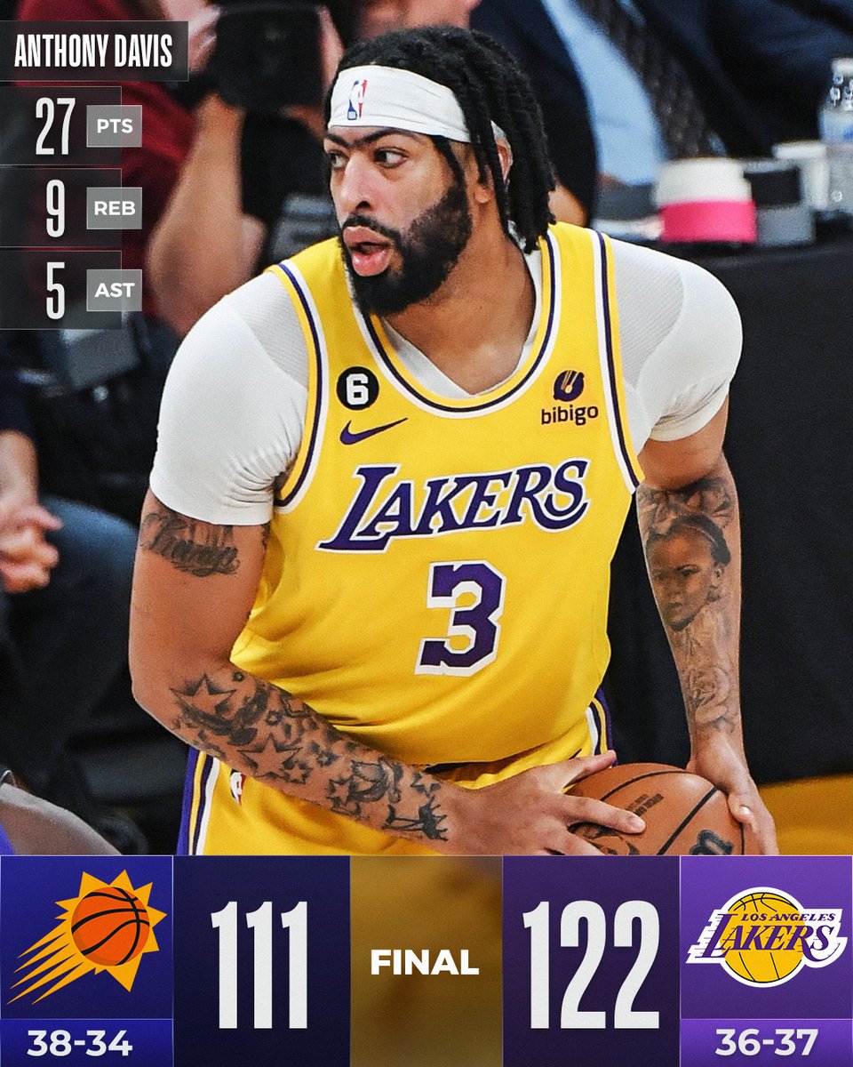 NBA on Twitter: "Three @Lakers including AD dropped 25+ as they picked up the home W! Austin ...