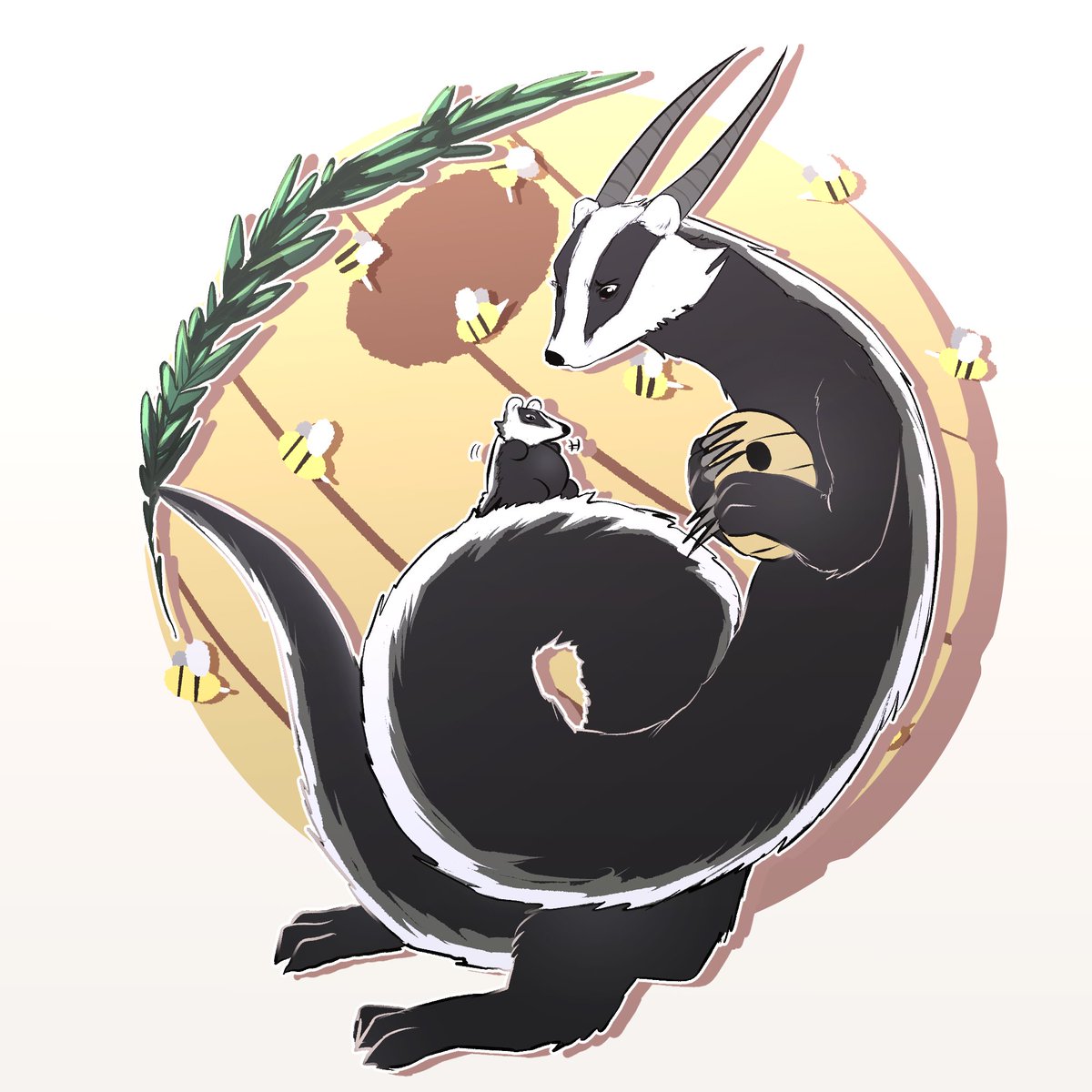 「A longjhur with a pudger for a @Badjhur」| ️MrPutt ️のイラスト