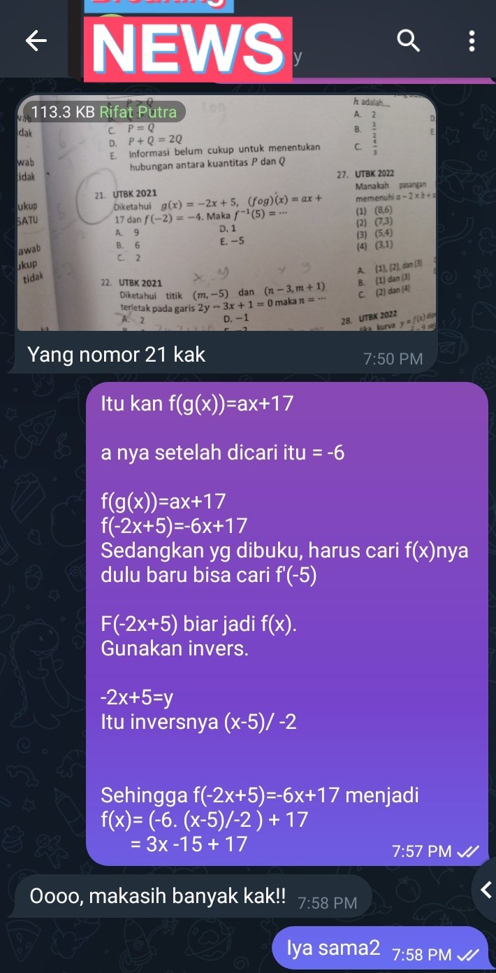 KELAS ONLINE INTENSIF PK PM BATCH 2📌 on Twitter: "3. Bisa tanya materi/soal diluar kelas https ...