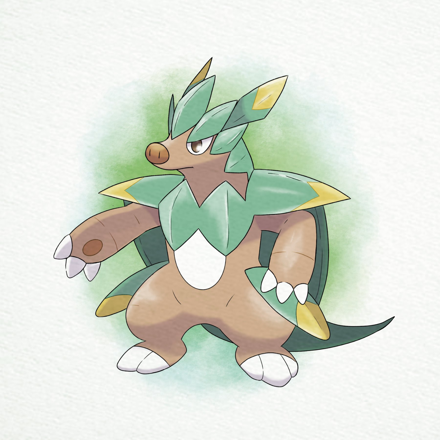 Chespin Evolution Fan Art