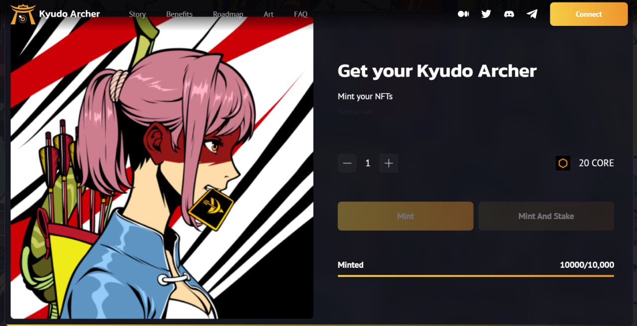 ArcherSwap on Twitter: "Congratulations to all Kyudo Archer Holders, we have successfully minted ...