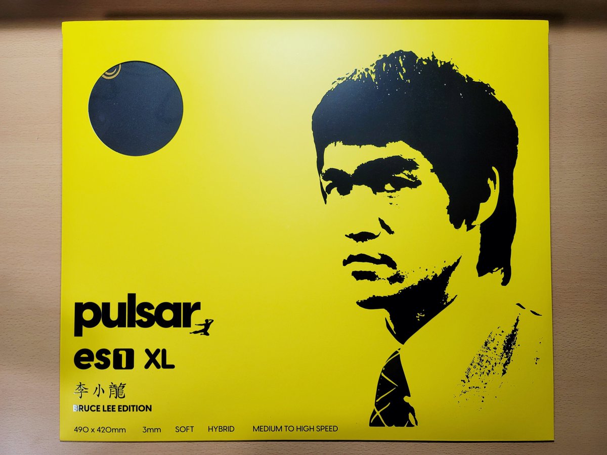 KAGAYAKI on Twitter: "Pulsar Gaming Gaer JP @PulsarJapan @PulsarGears様より新作マウスパッド、「ES1 Bruce Lee ...