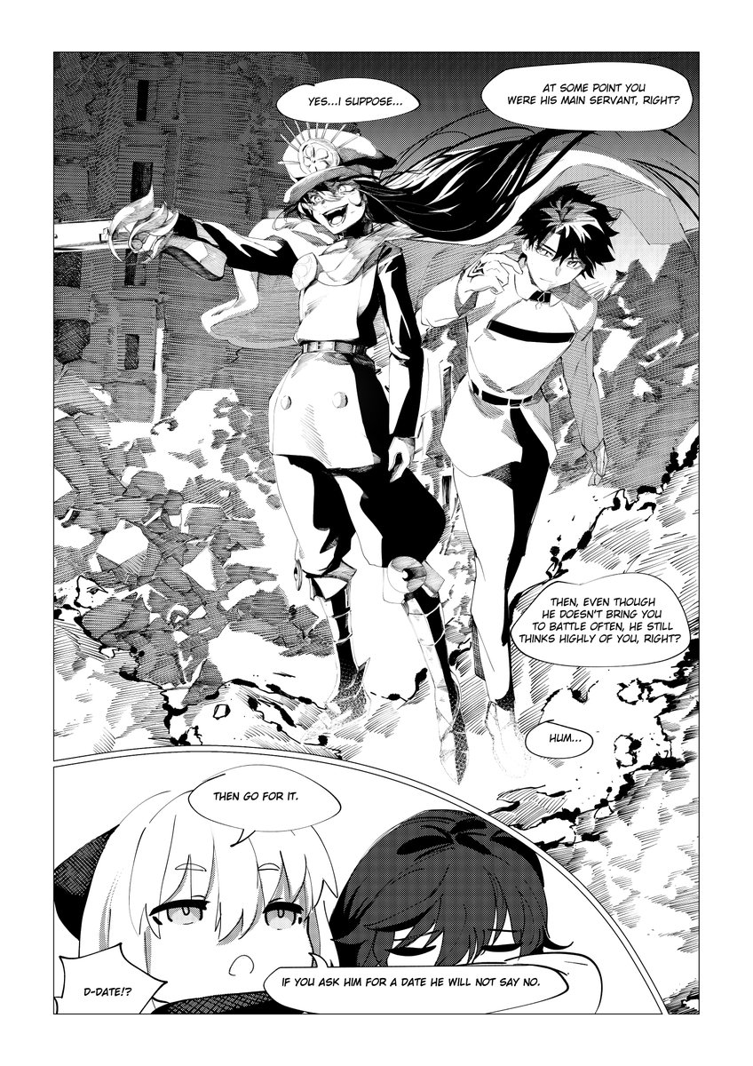 Omar Bazzotto on Twitter: "Nobu commission Part 1 - 1/3, continuation on replies #FGO"