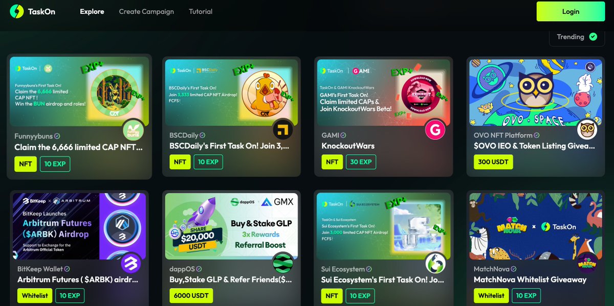 0xUnicorn🦄️ ₿uy & $ell on Twitter: "在 Crypto 跑美团 ，6个 Web3 任务平台 开始接单了 1/兔子洞 https://rabbithole.gg ...