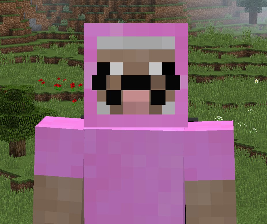 Pink Sheep Minecraft Skin
