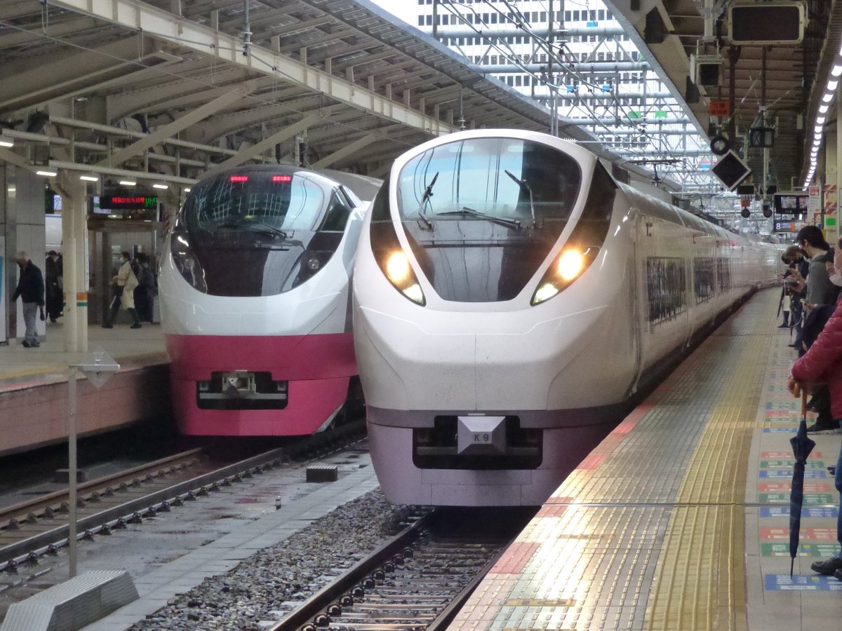 Mr.藤沢写真館 on Twitter: "東京を出発すると通常塗装のE657系が入れ替わるように入線してきました。 #E657系 #K12編成 #スカーレットブロッサム"