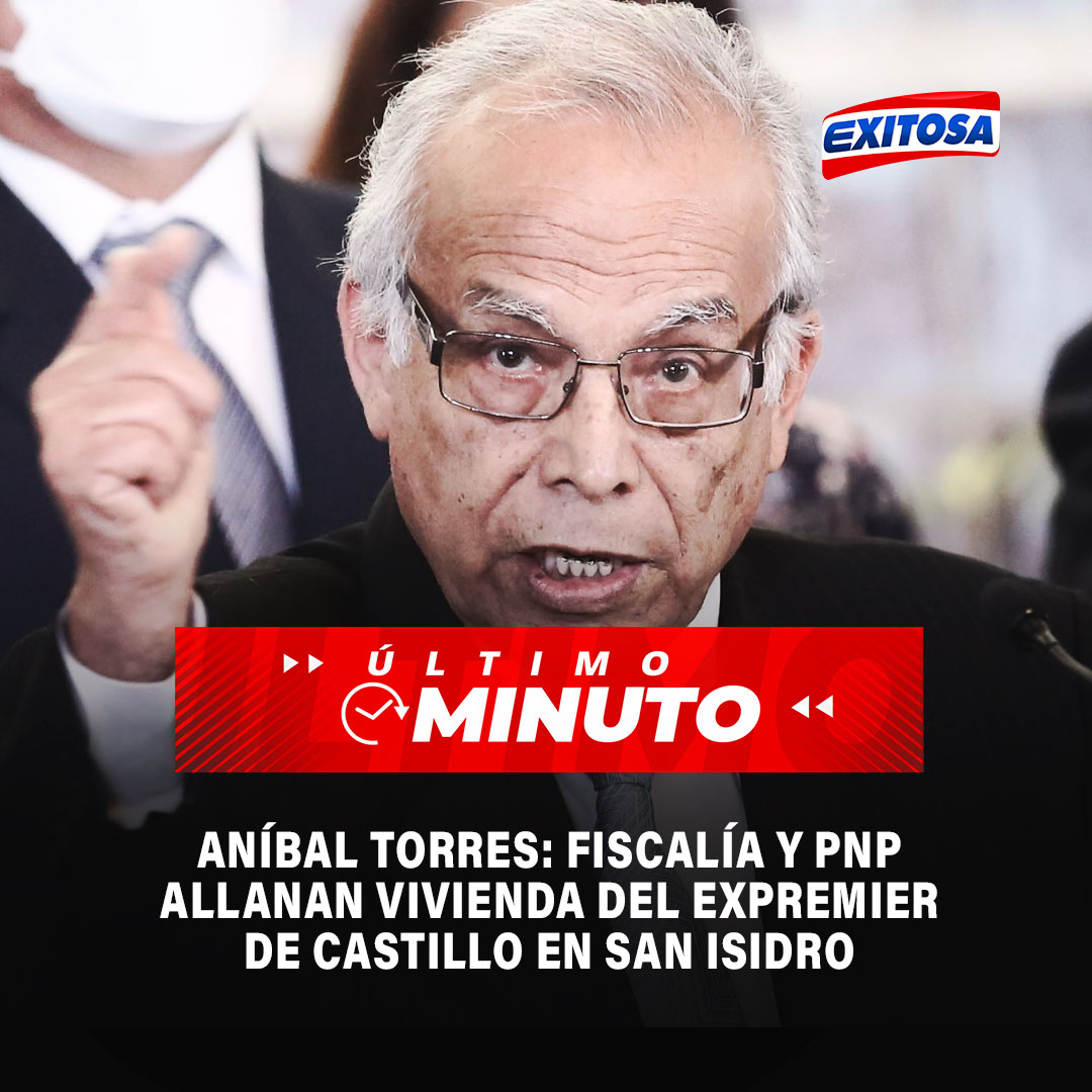 Exitosa Noticias On Twitter 🚨 LoÚltimo Fiscalía Y Policía Nacional