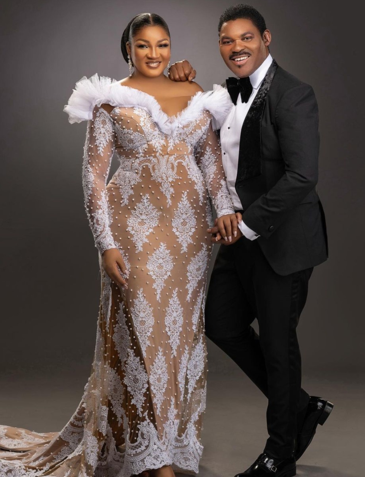 Omotola Jalade And Husband