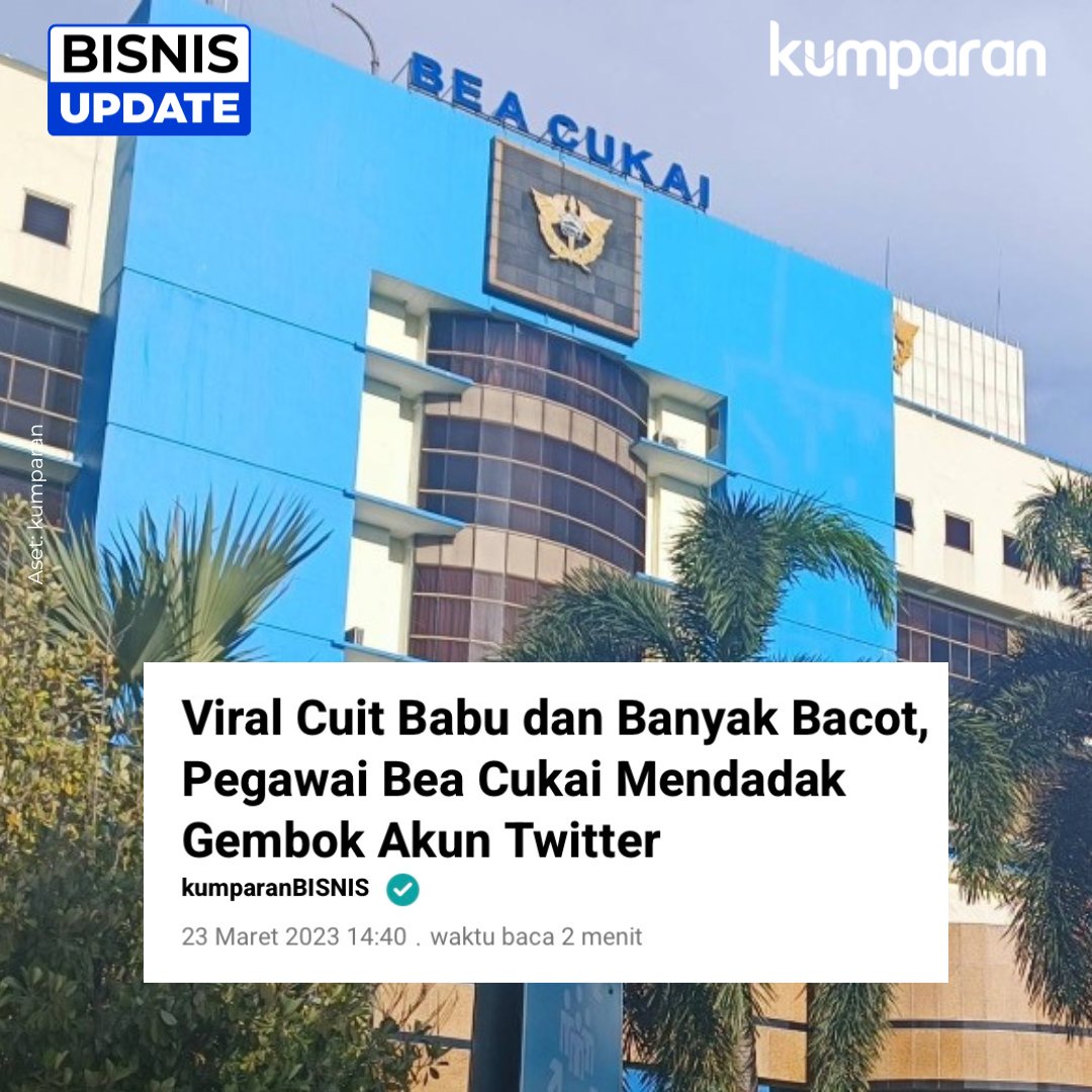 kumparan on Twitter: "Merespons keluhan dan komplain netizen atas layanan Bea Cukai, akun ...