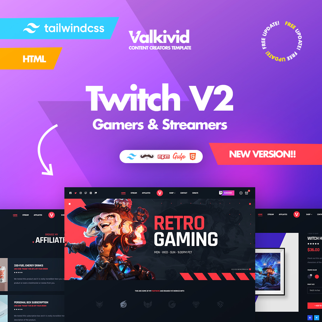 Dan Fisher 🇺🇦 on Twitter: "⚡️We just released a new version of the Valkivid Tailwind CSS HTML ...