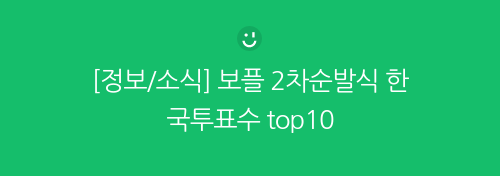 인스티즈(instiz) on Twitter: "[정보/소식] 보플 2차순발식 한국투표수 top10 https://instiz.net/name_enter/87005291…"