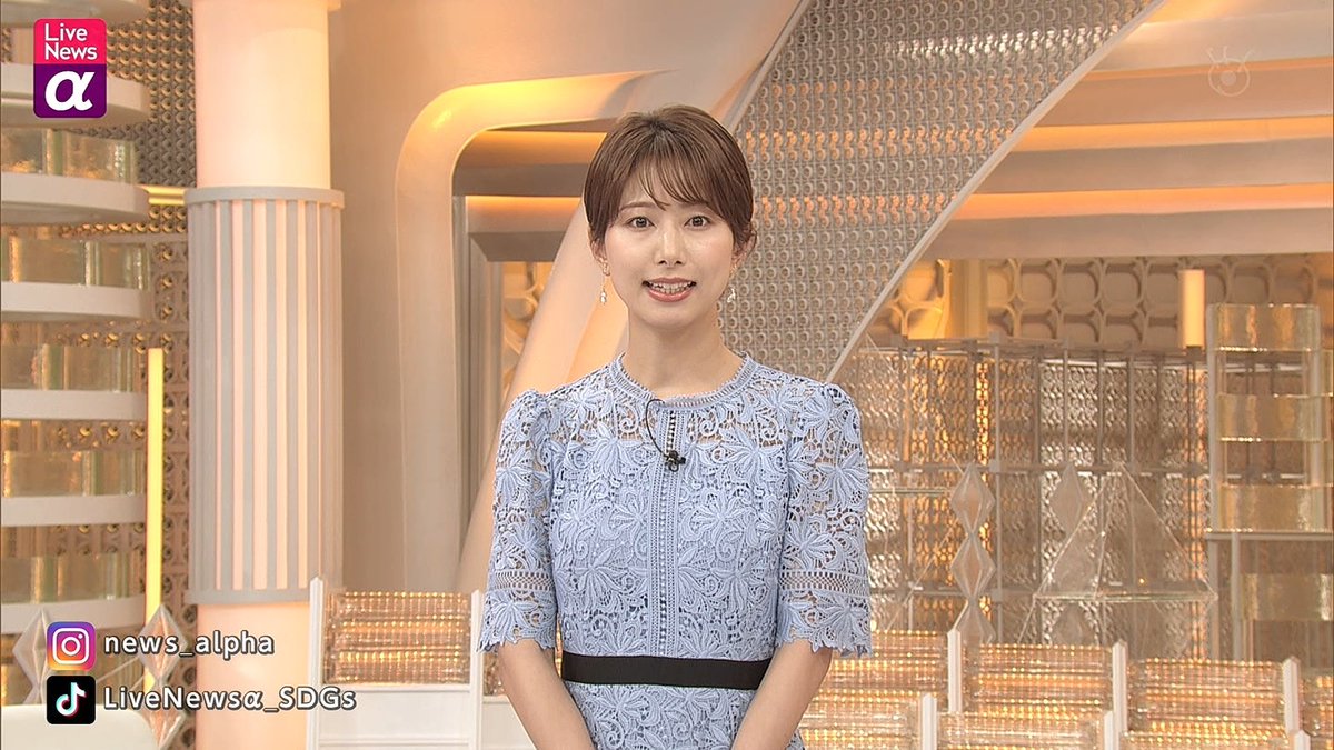 城丸香織 on Twitter: "フジ FNN Live News α＠海老原優香アナ"