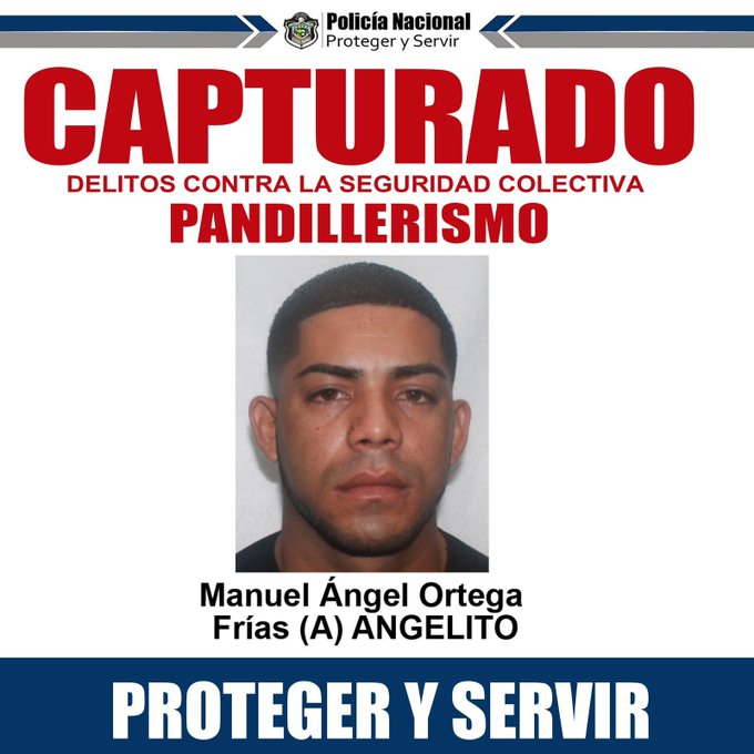 Telemetro Reporta on Twitter: "Capturan a Manuel Ángel Ortega Frías, alias "Angelito", requerido ...