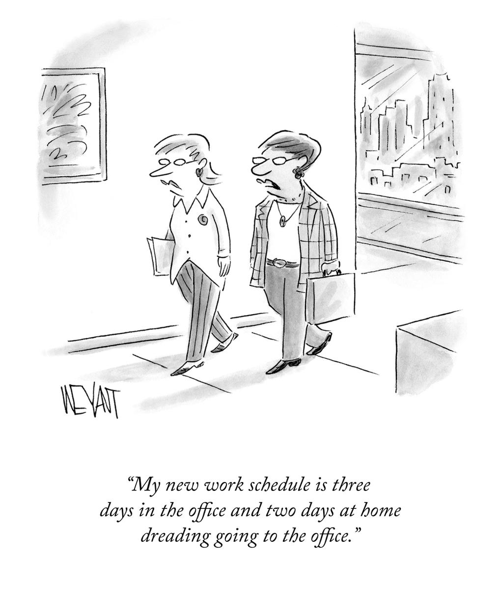 Cartoon Going To Work