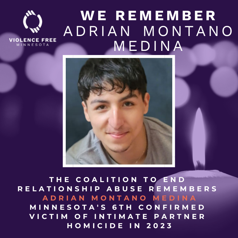 Violence Free Minnesota On Twitter We Remember Adrian Montano Medina violence-free-minnesota-on-twitter-we-remember-adrian-montano-medina