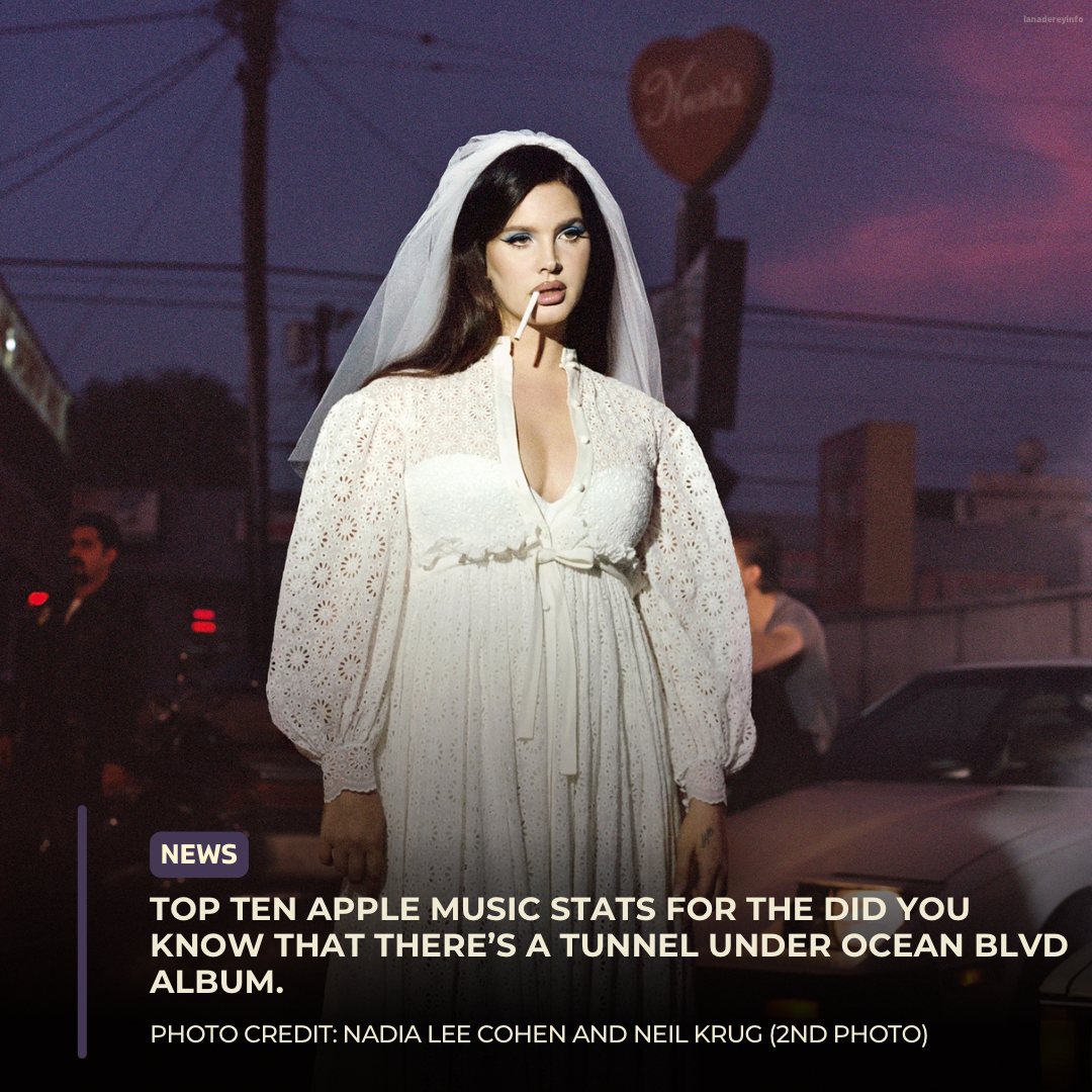Lana Del Rey Updates On Twitter 📈 Apple Music Itunes Top Ten Stats