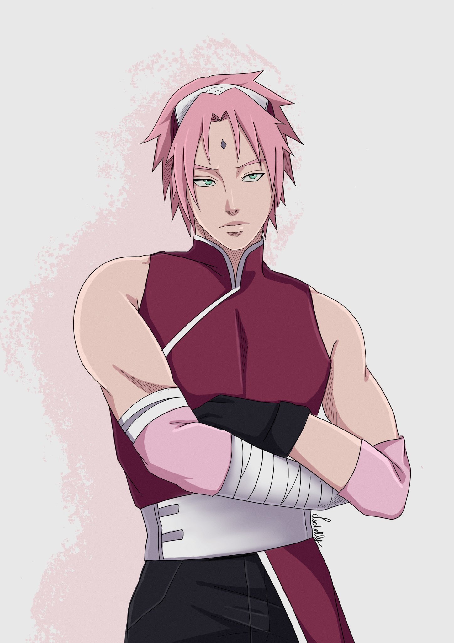 Sakura As A Boy