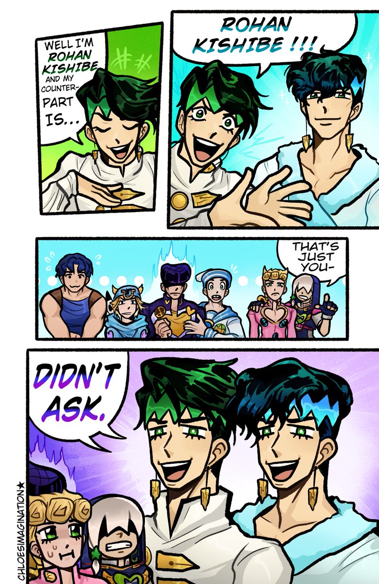 ChloesImagination💫 on Twitter: "Rohan Kishibe just built different"