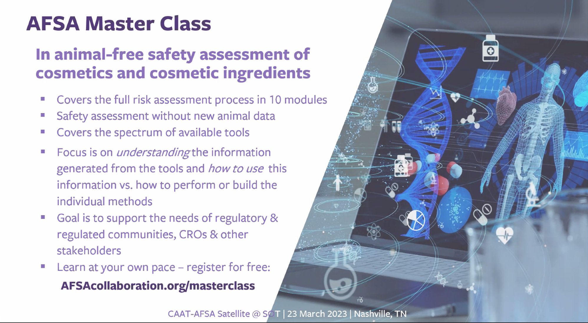 Animal-Free Safety Assessment (AFSA) Collaboration on Twitter: "And now we have Prof. Dr. Bob ...