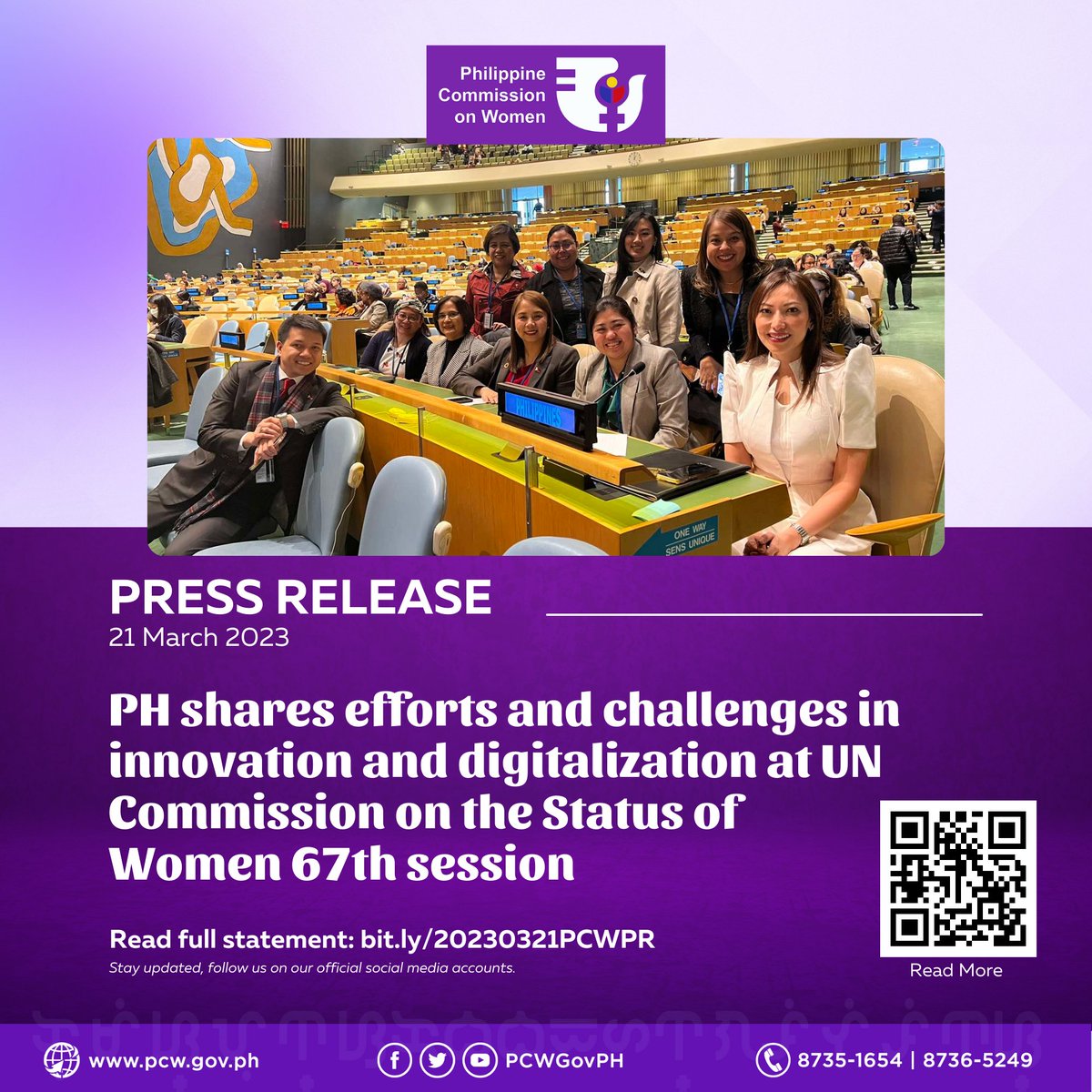 Philippine Commission On Women On Twitter Ph Shares Efforts And