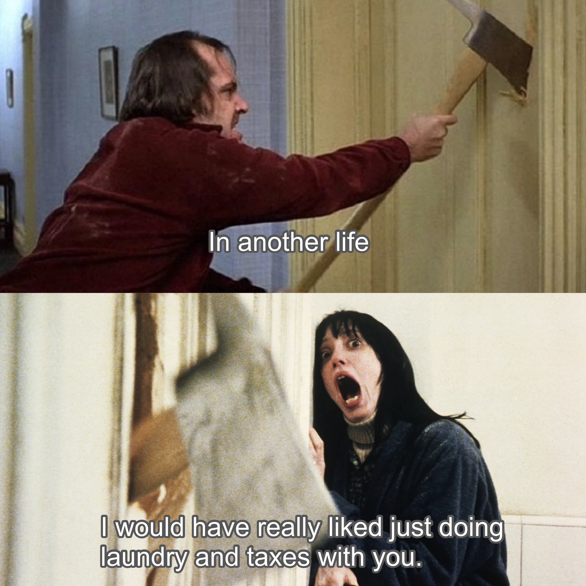 The Shining Axe Meme