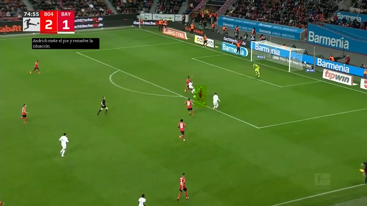 BAYER 2 VS BAYERN MUNICH 1 Tenia algo de tiempo para poner el foco ...